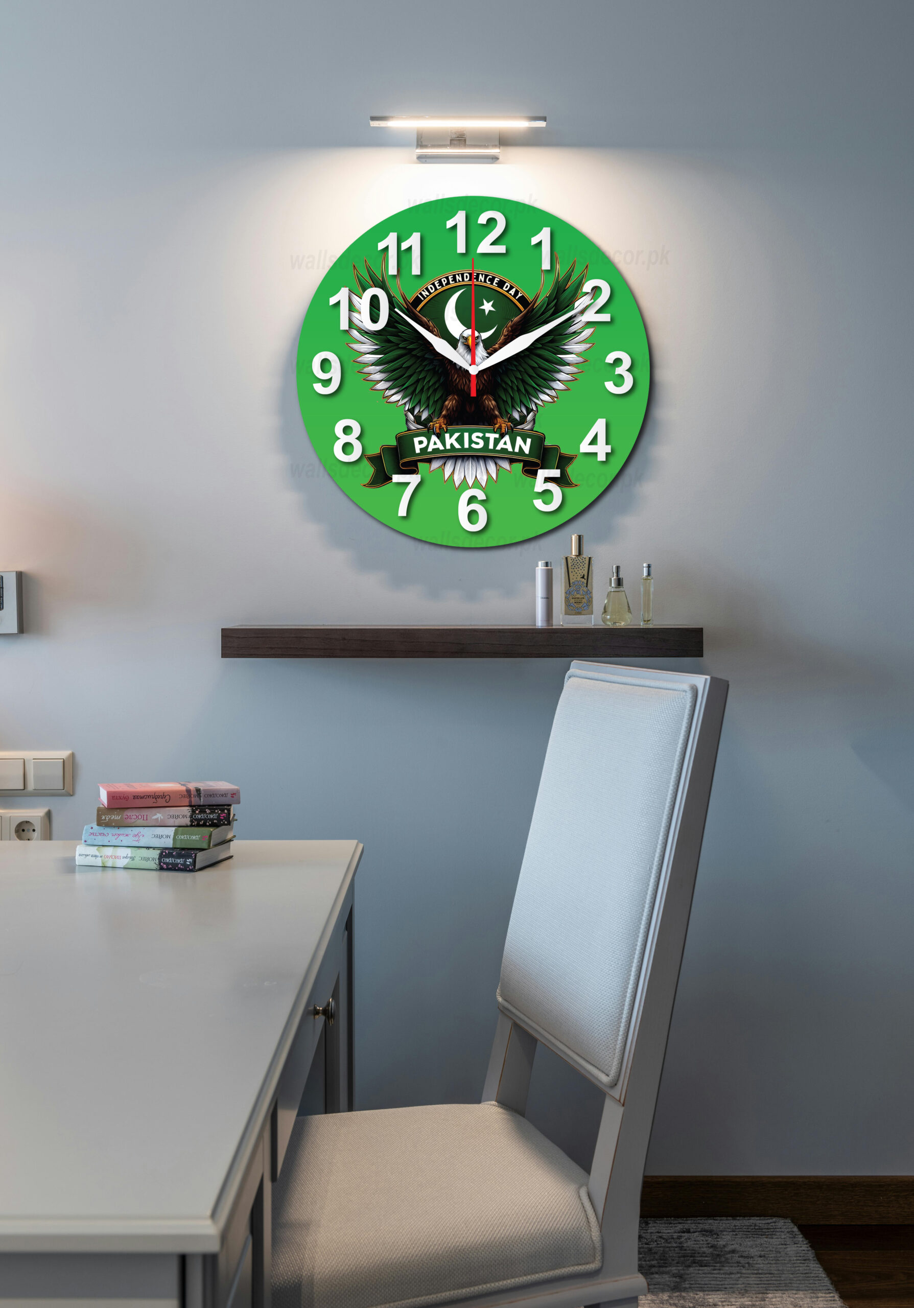 Eagle Designs Walls Clock Azadi Day 14 Augest – Walls Decor